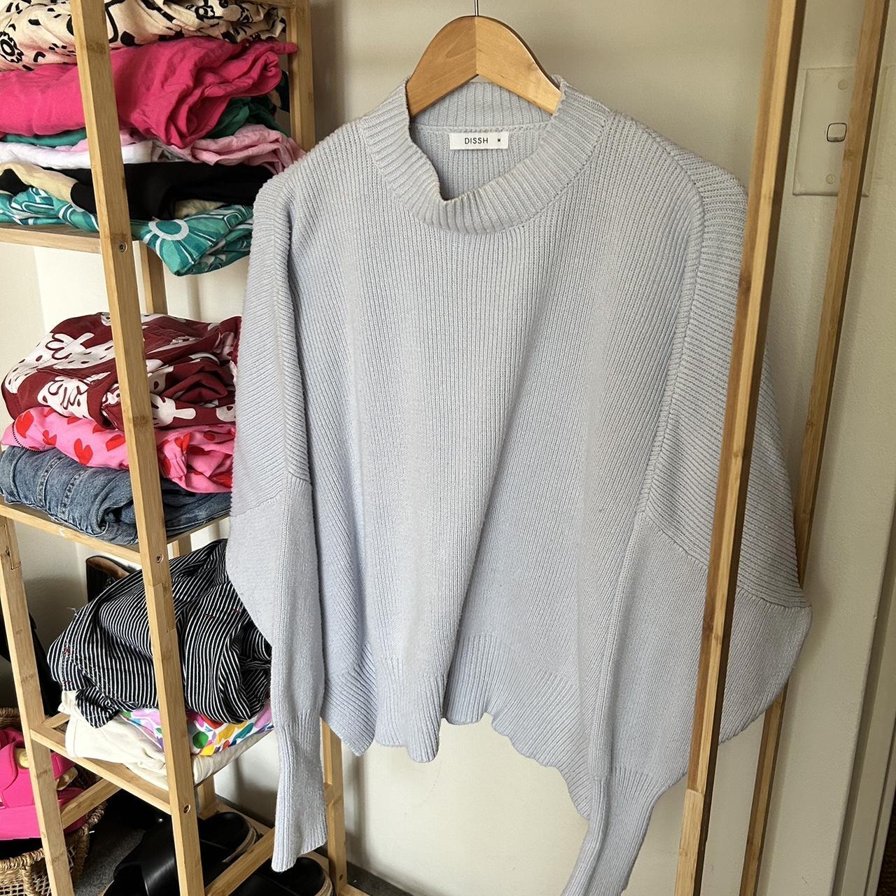 Dissh Ice Blue knit set. Jumper is an M Shorts are... - Depop