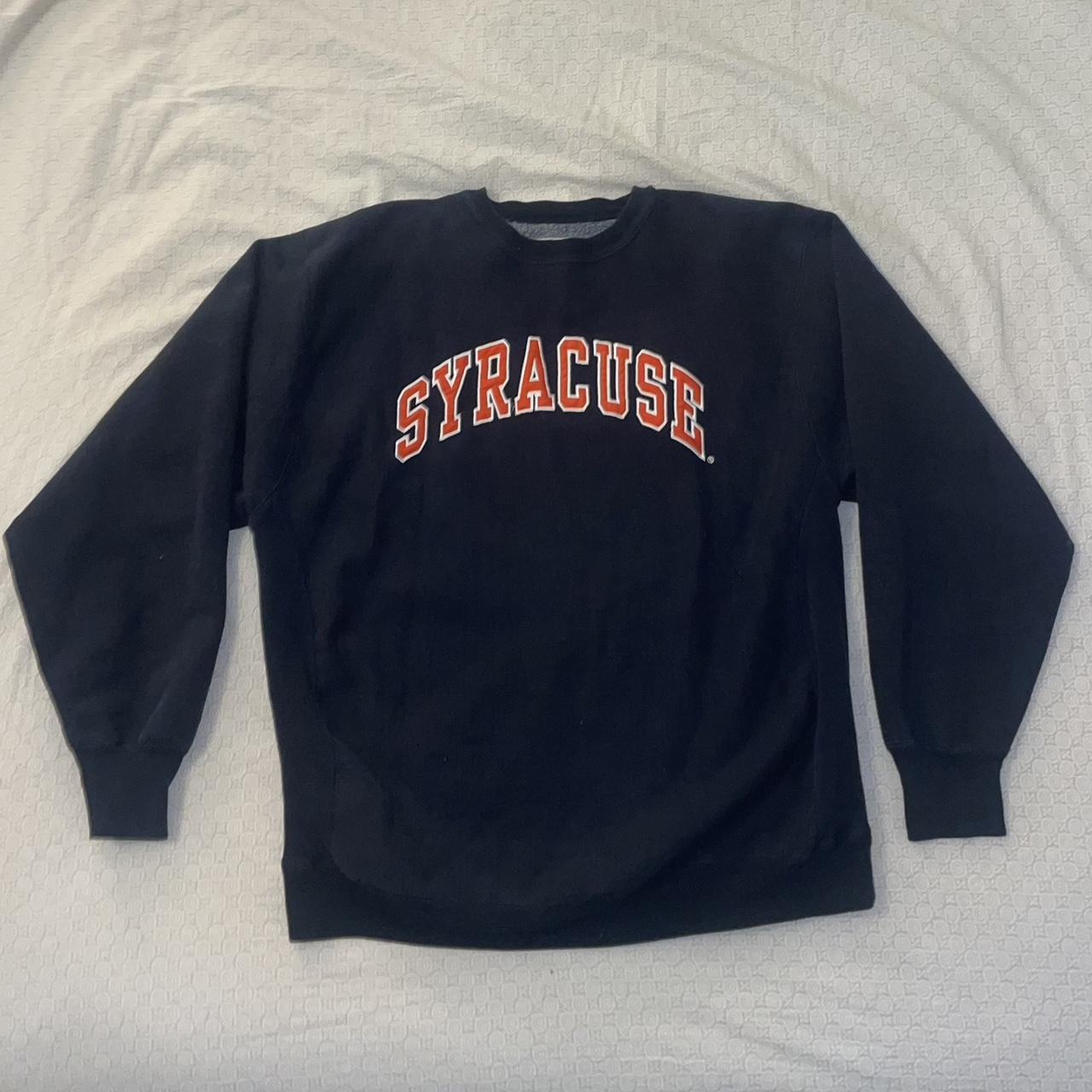 Vintage Syracuse Orange sweatshirt Embroidered,... - Depop