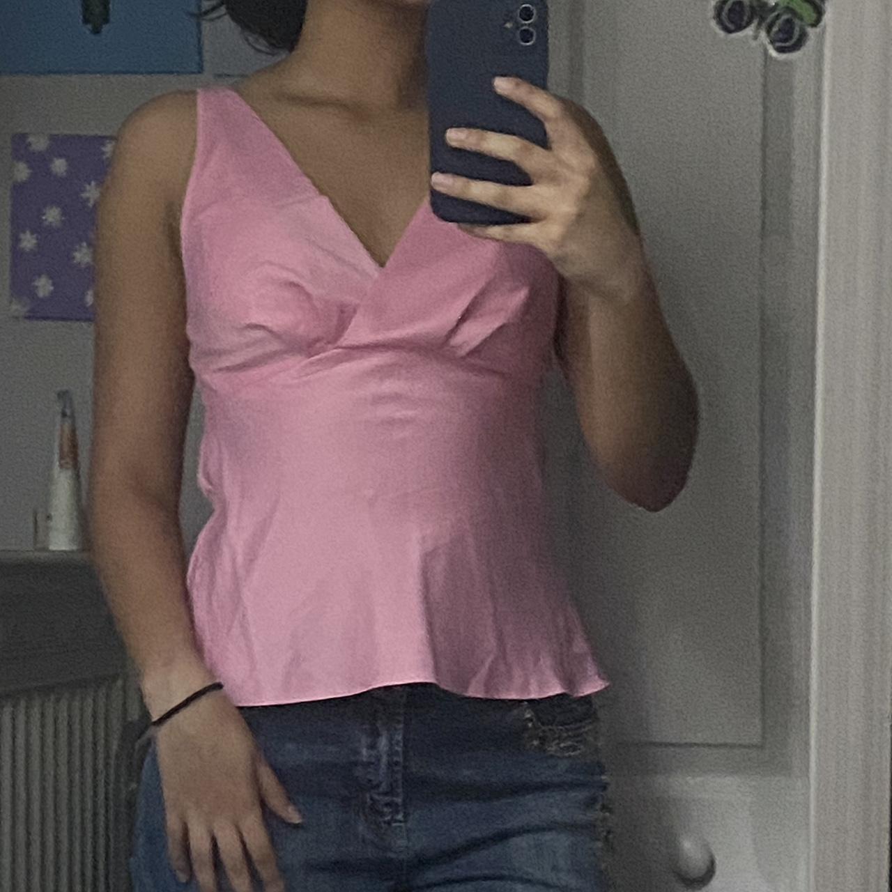 Pink Tanktop Super Cute Only Worn Once Size S But Depop