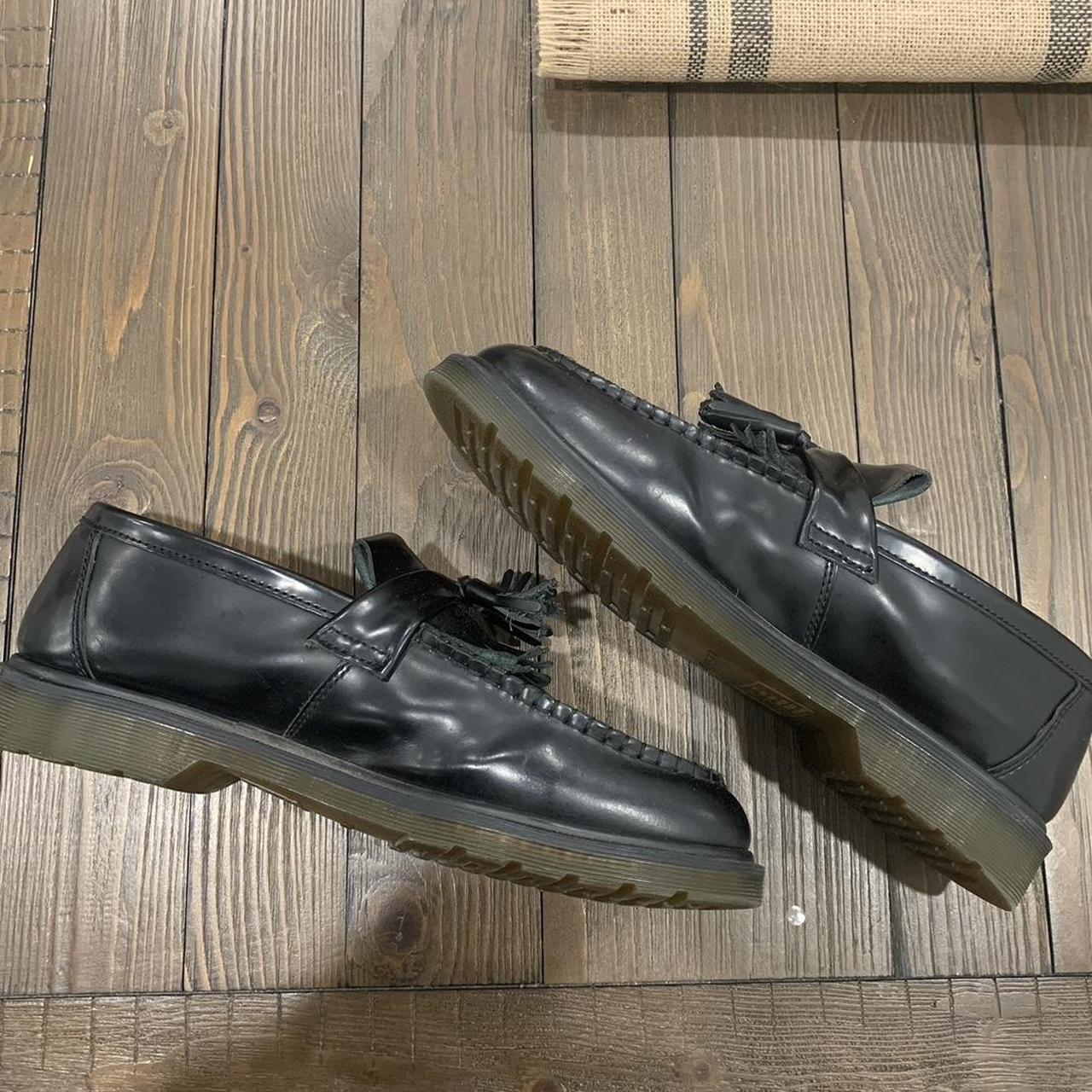 Doc Martens x Adrian collab loafers all black Size... - Depop