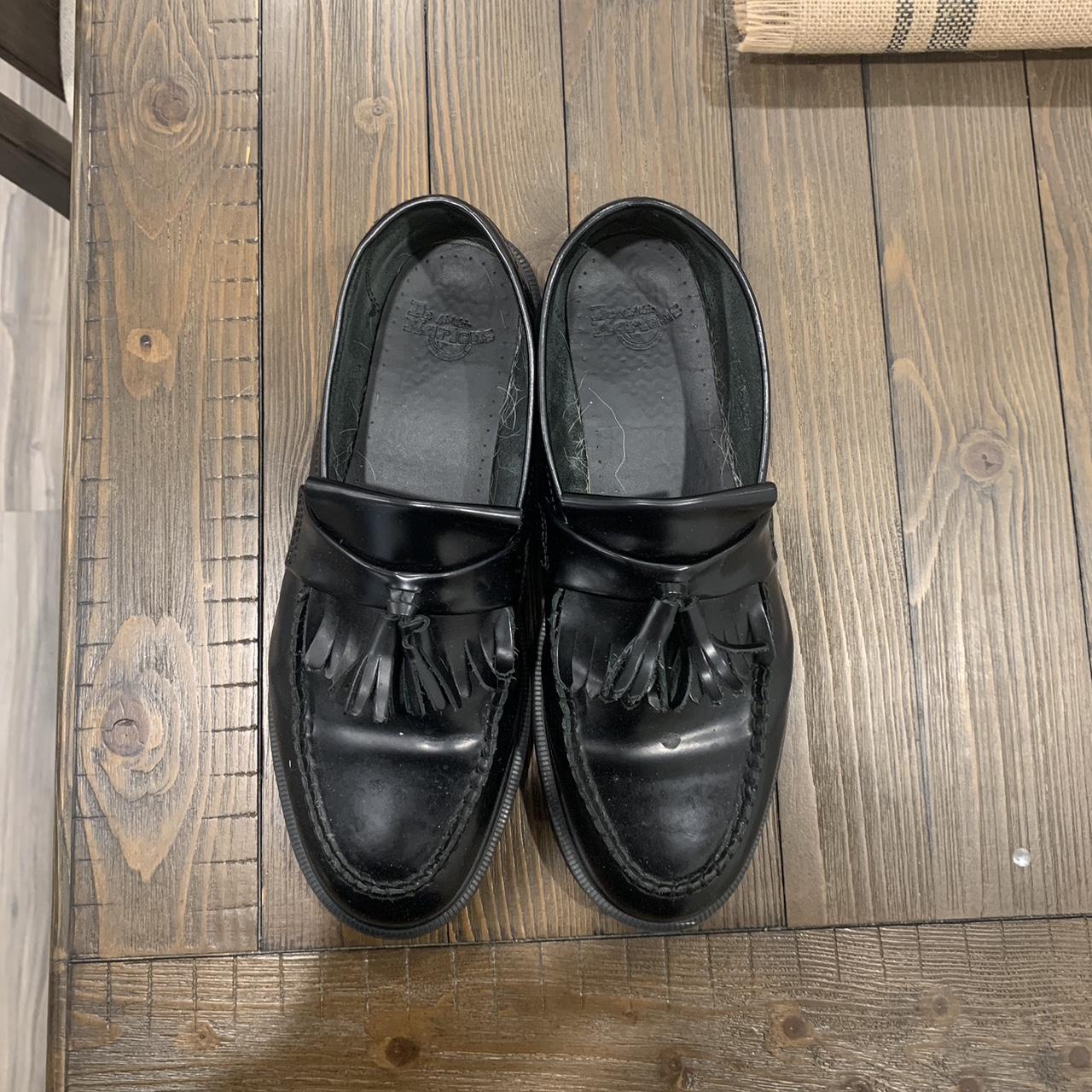 Doc Martens x Adrian collab loafers all black Size... - Depop