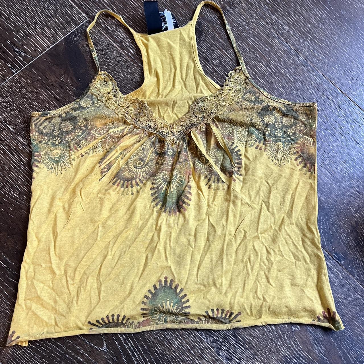 vintage boho mandala tank brand is weavers size M - Depop
