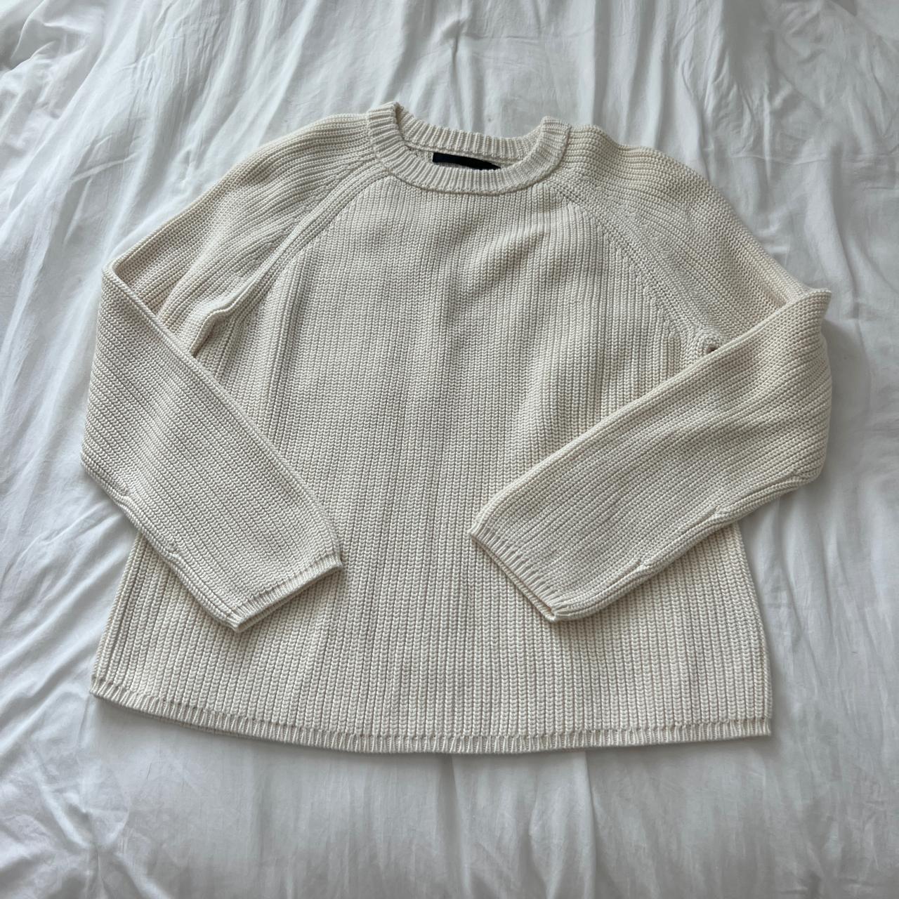 Jenni Kayne fisherman knit sweater Size:... - Depop