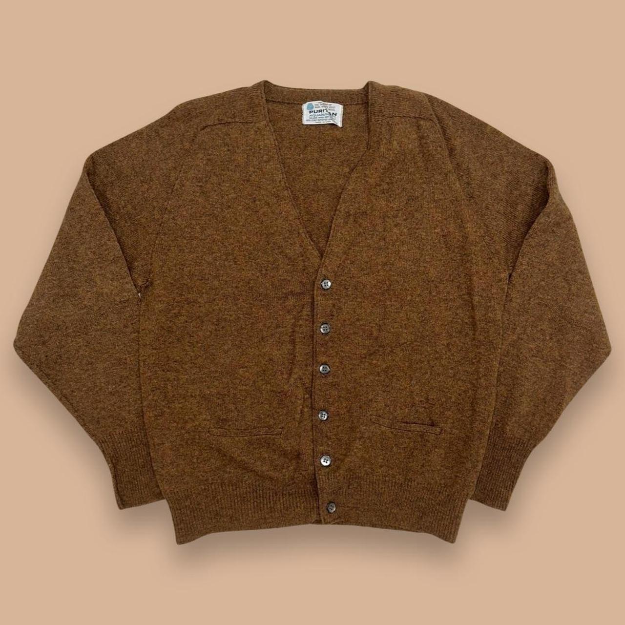 Men's Tan Cardigan | Depop