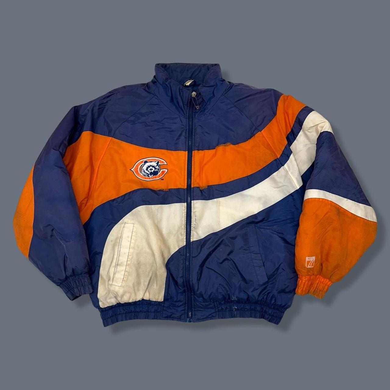 Vintage 90s NFL Logo 7 Chicago Bears Puffer Jacket... - Depop