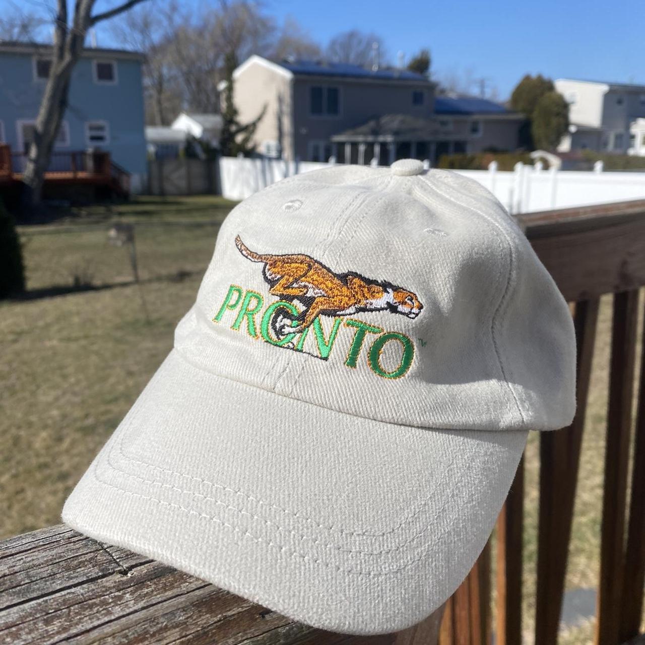 Pronto tiger hat with adjustable strap Color : tan... - Depop