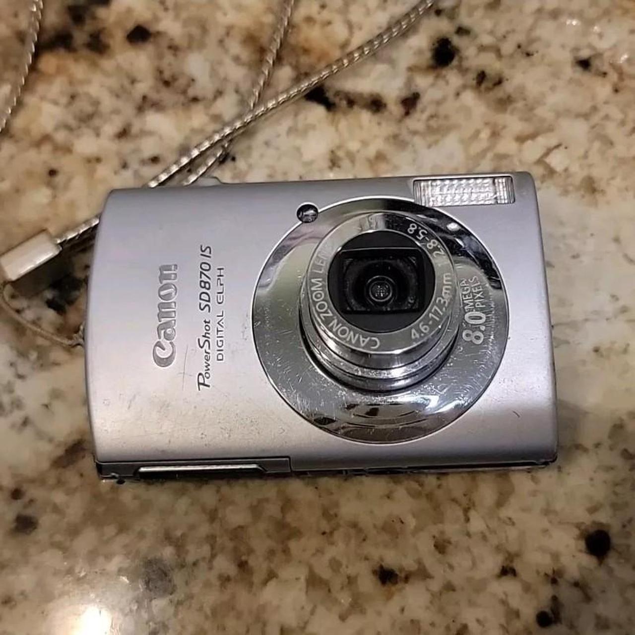 Canon PowerShot SD870 IS Digital ELPH 8.0MP Camera... - Depop