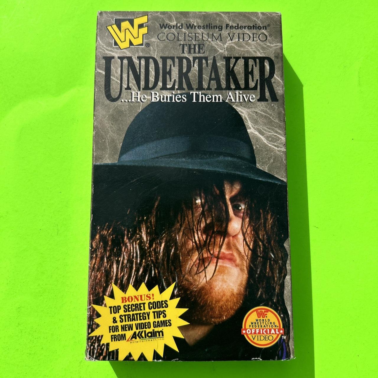 WWF The Undertaker He Buries Them Alive! VHS RARE... - Depop