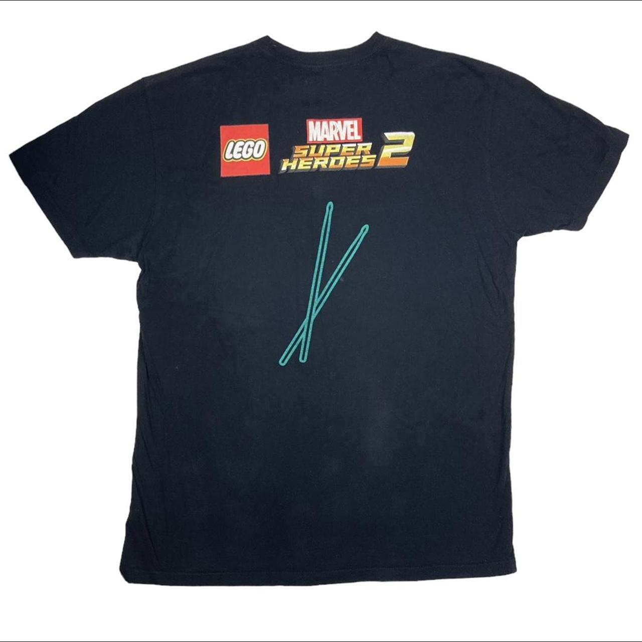 Lego Marvel Super Heros 2 2017 Black Backprint... - Depop
