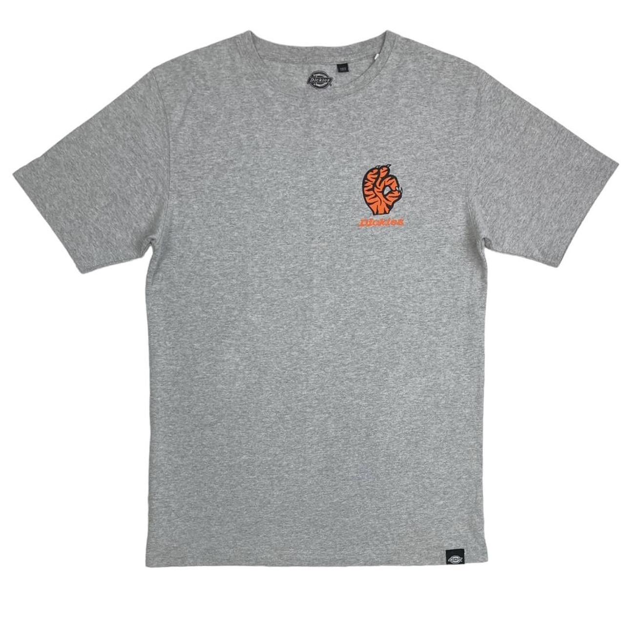 Dickies Grey Backprint T-Shirt “Campus Tigers Wear... - Depop