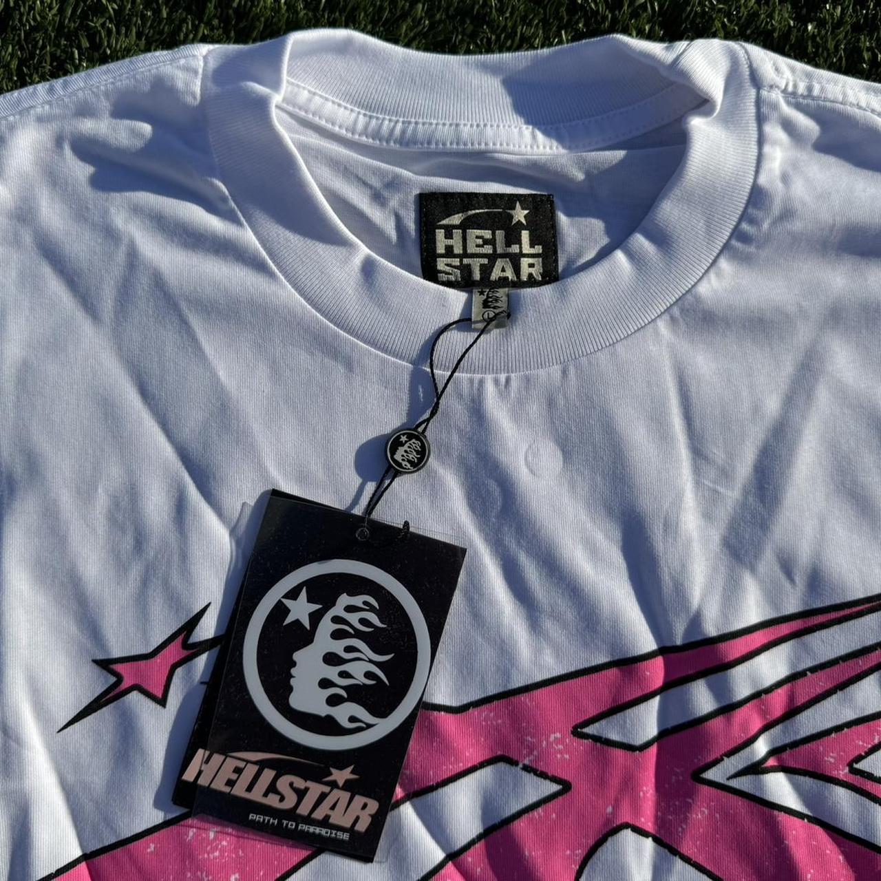 Hellstar Sport Logo Tee #hellstar #pink #drip - Depop
