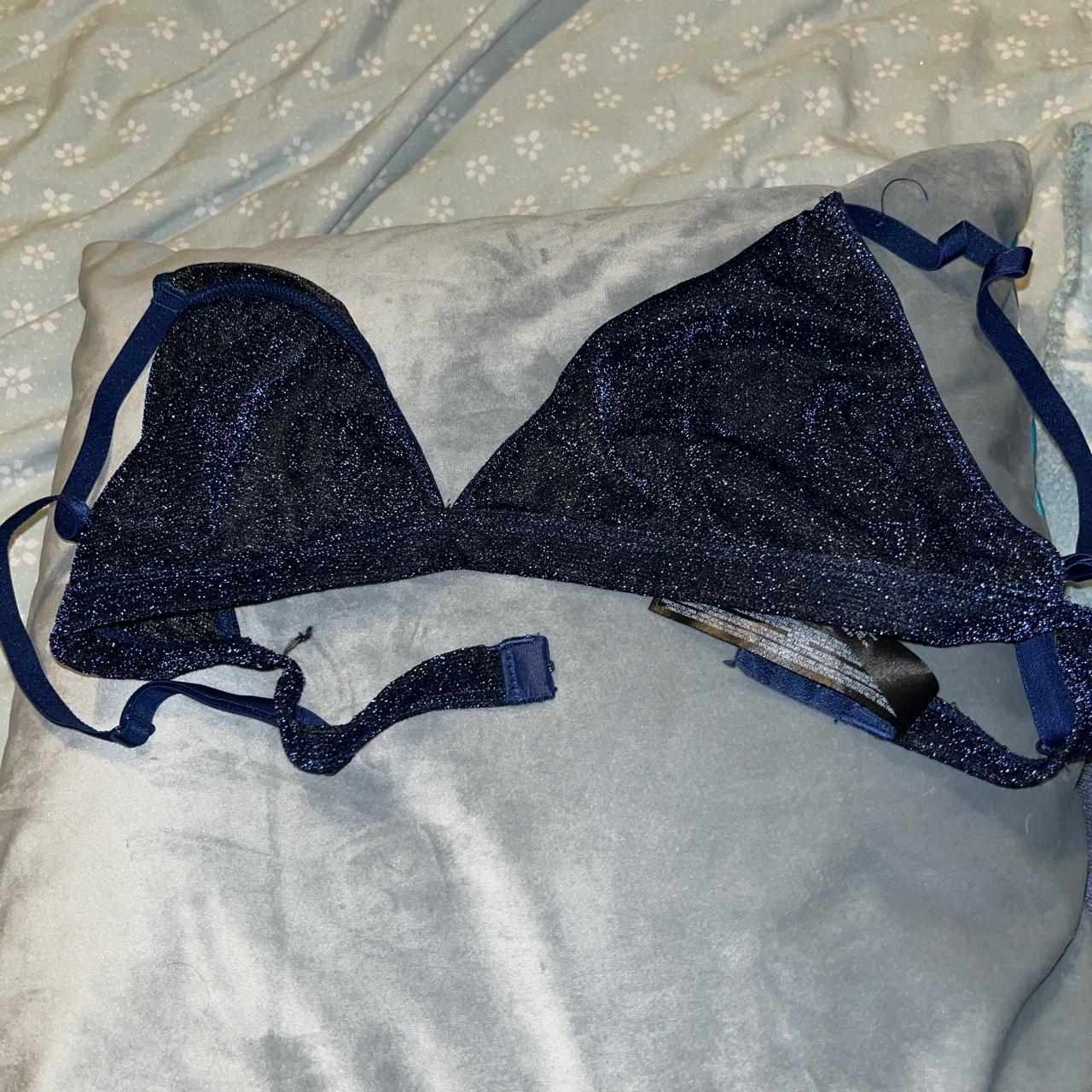 Primark Women's Blue Bra | Depop