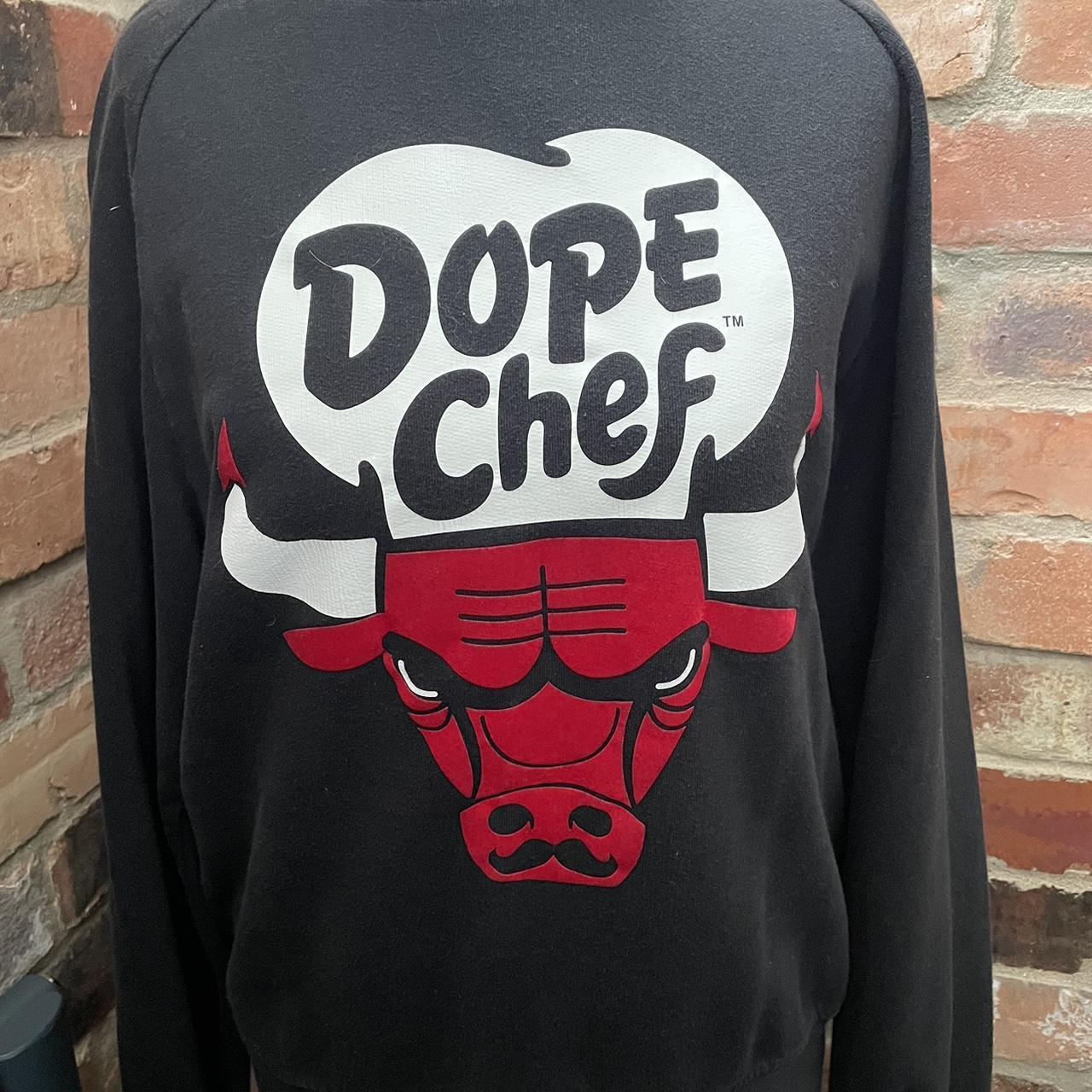 DOPE CHEF JUMPER VERY RARE GOOD USED CONDITIONS... - Depop