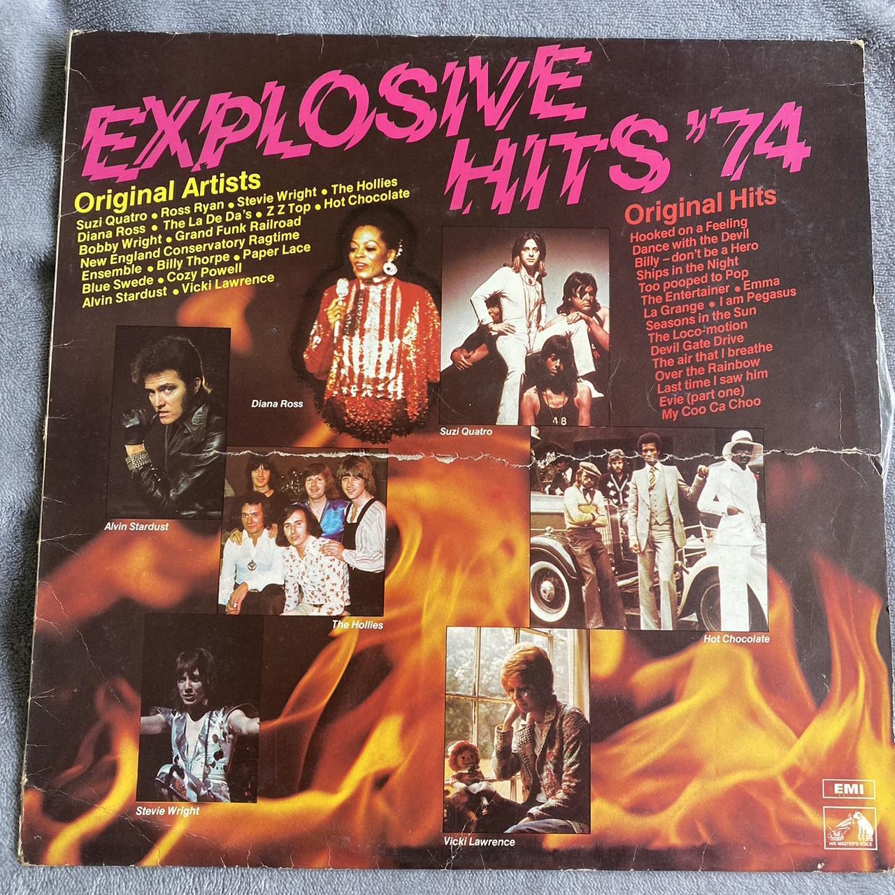Explosive hits of 1974. Includes; Diana Ross, Suzi... - Depop