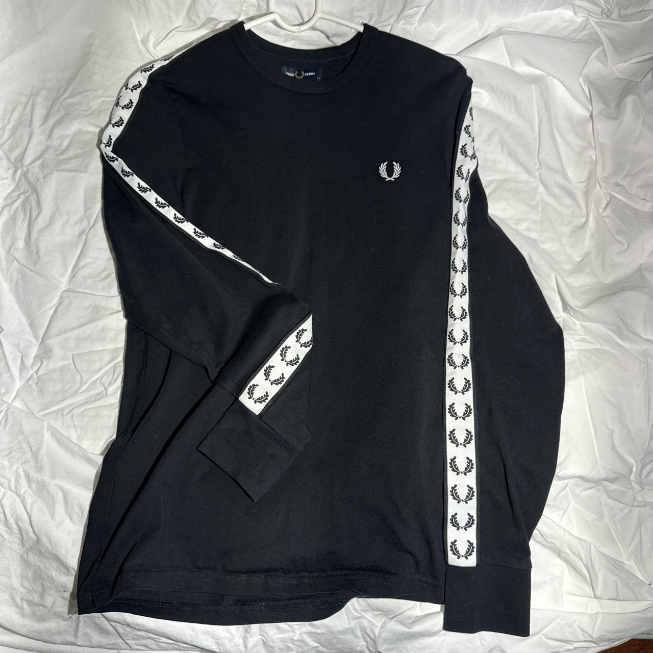 Fred Perry logo long sleeve xs men’s #fredperry #oil... - Depop