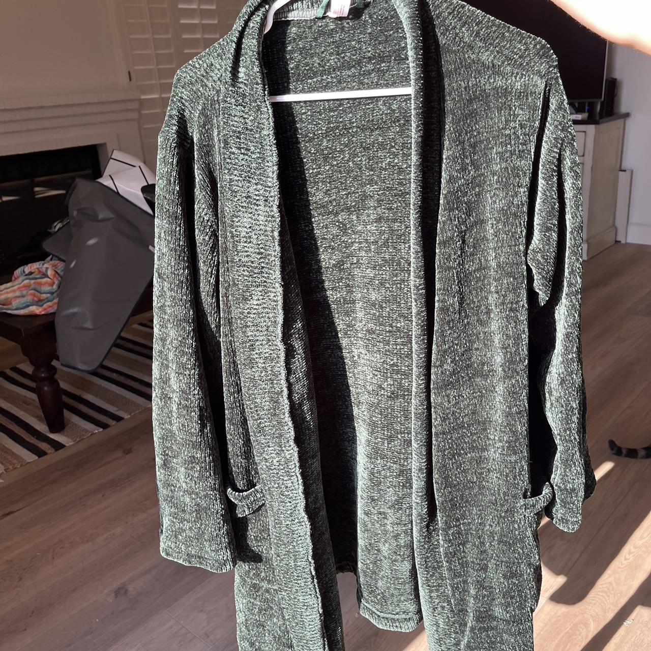 Target dark green cashmere robe. Size M/L! - Depop