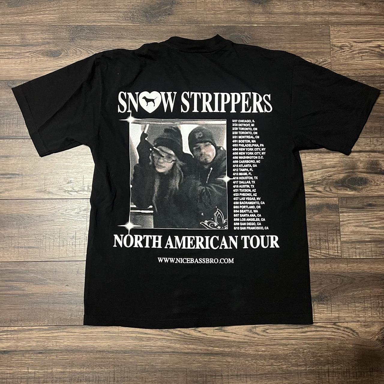 snow strippers night killaz 2024 tour shirt only... - Depop