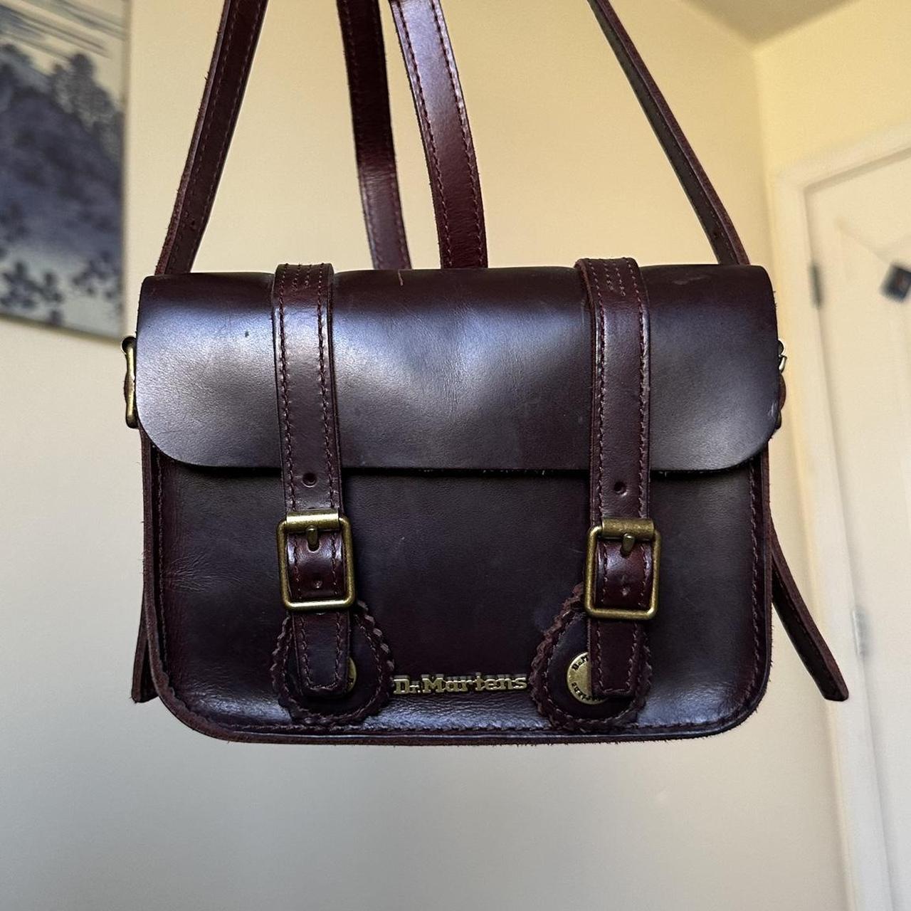 brown dr martens 7 inch bag 🍂 #drmartens... - Depop