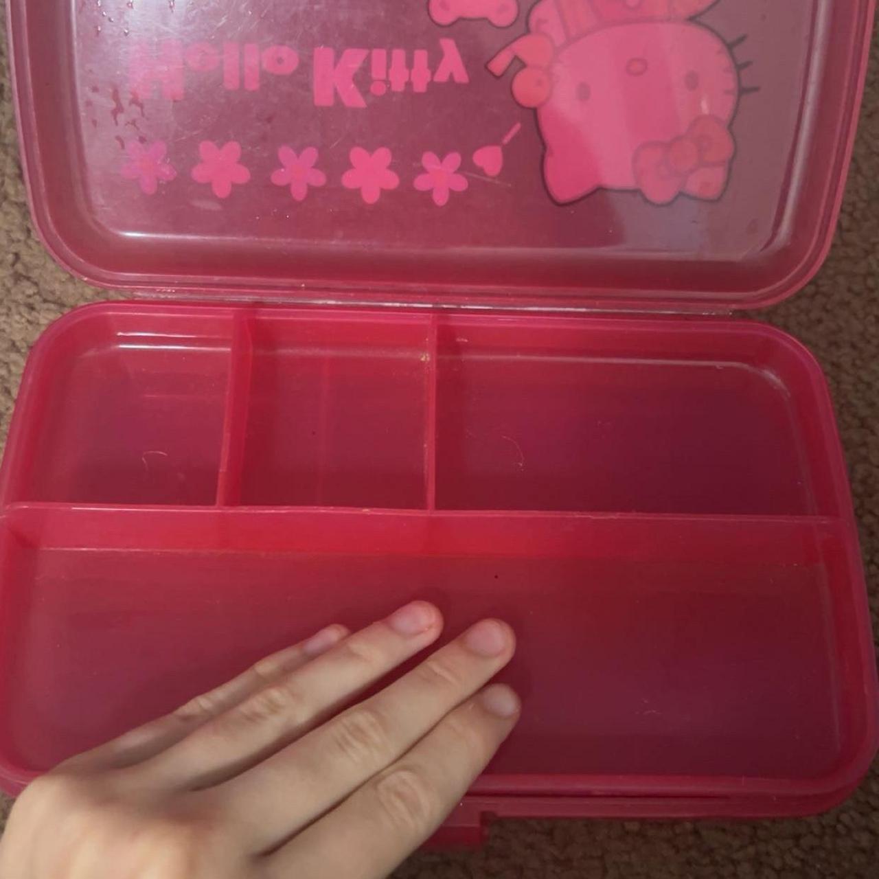 Hello kitty storage container with removable... - Depop