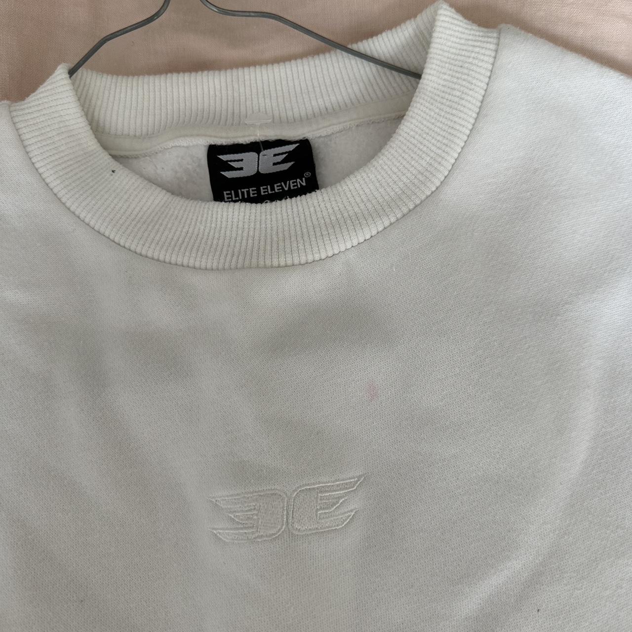 Elite eleven white crew neck Size: small Please... - Depop
