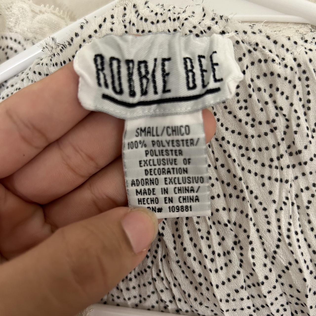 Robbie Bee sheer ruffle blouse with lace details and... - Depop