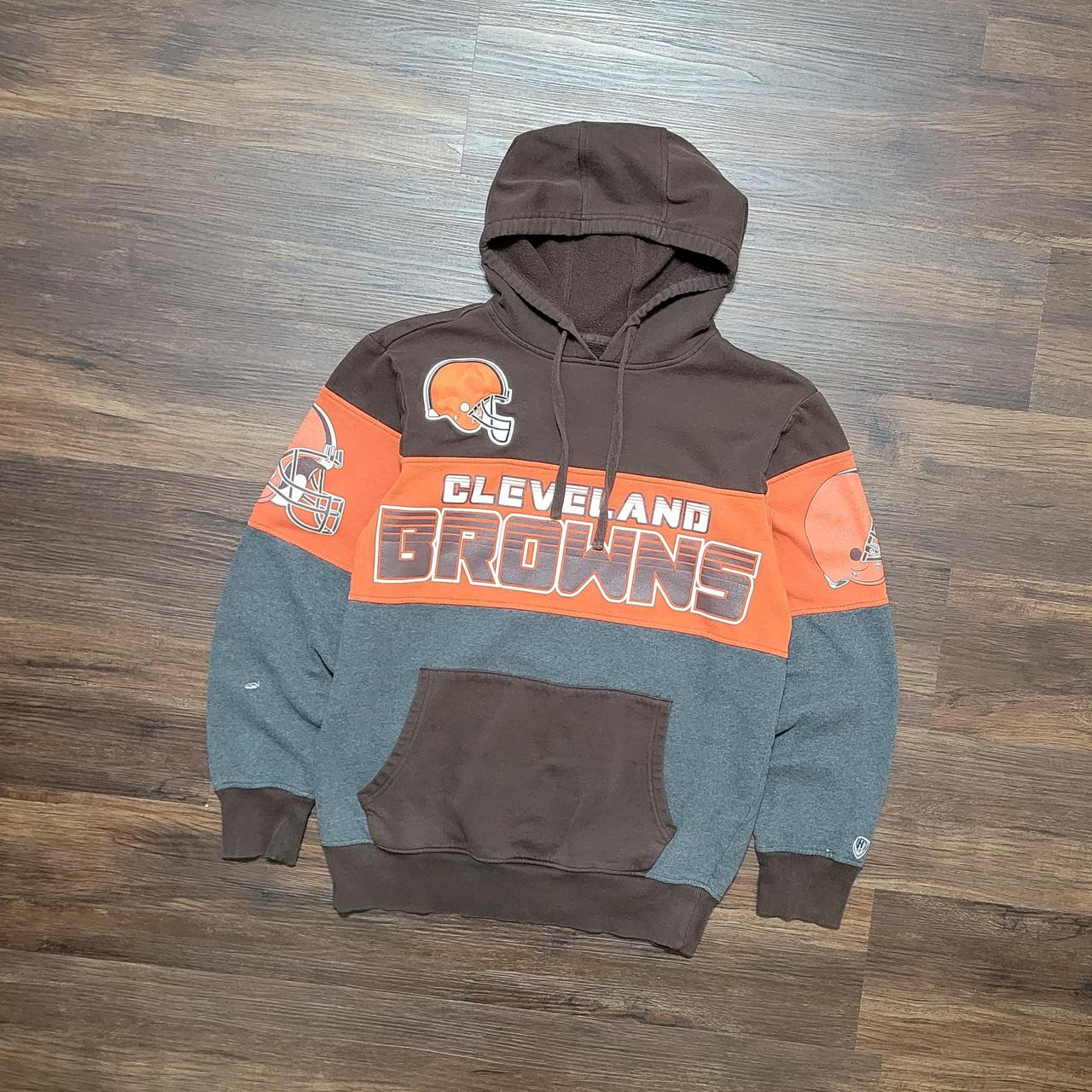 Y2K Cleveland Browns Colorblock NFL Graphic... - Depop