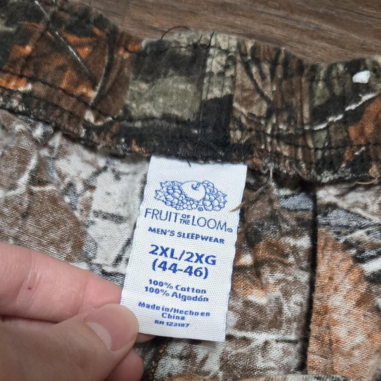 2000s Y2K Realtree Camo Wide Leg Baggy Pajama Lounge... | Depop