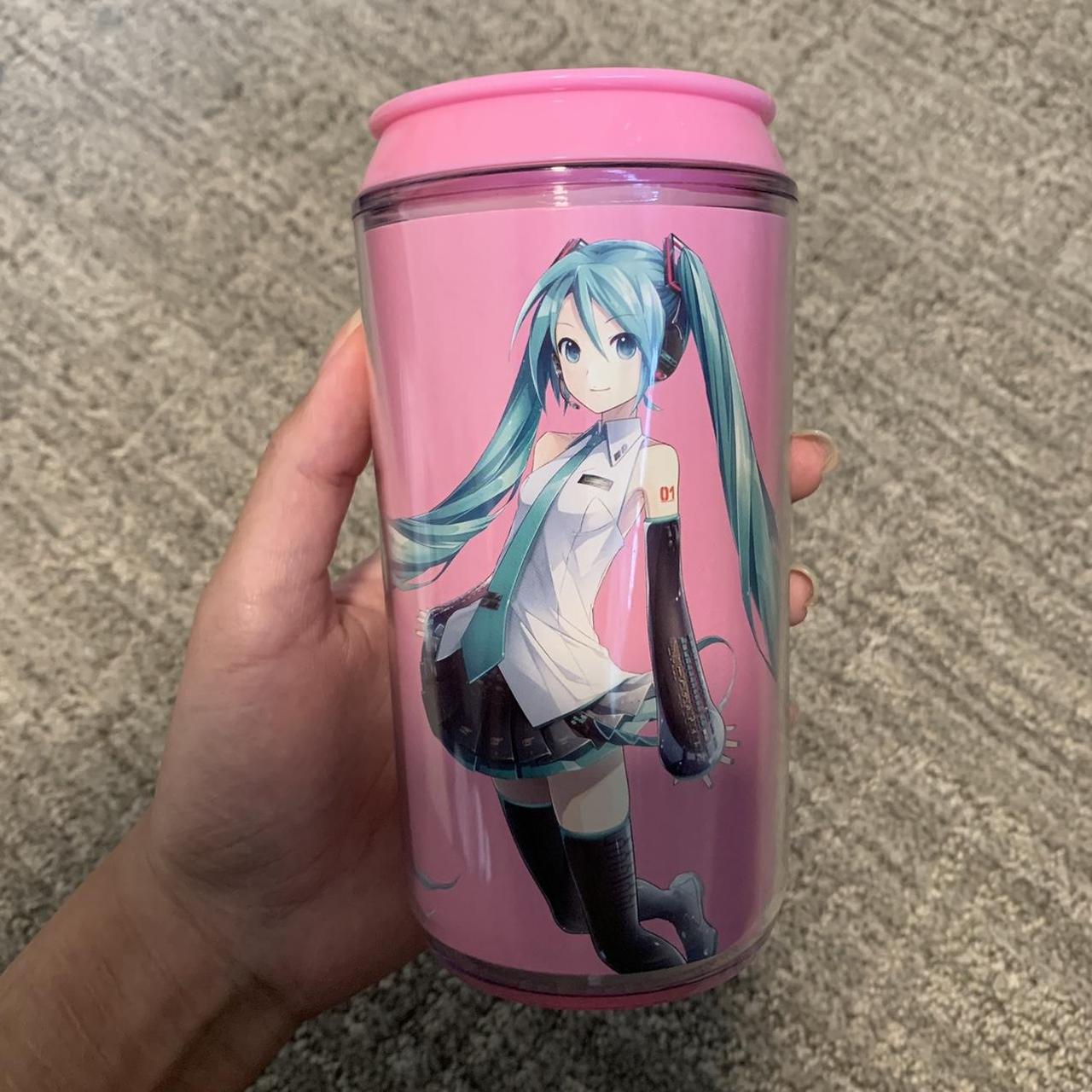 hatsune miku cup 6x3 cutecore kawaii anime - Depop