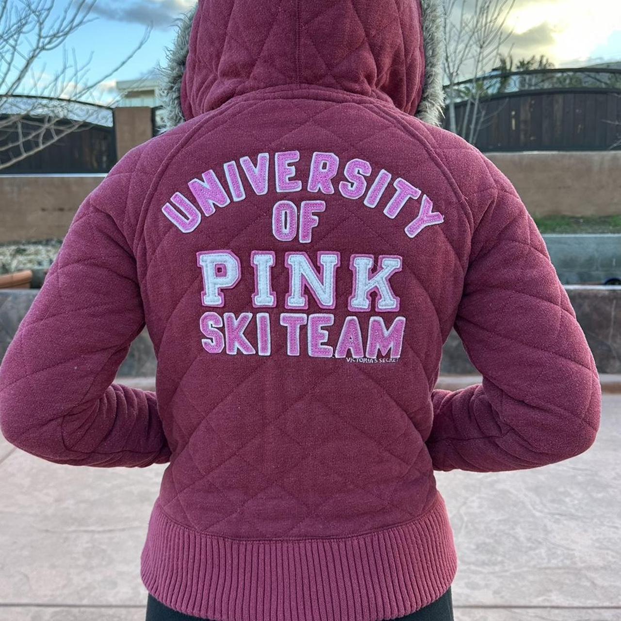 Vintage PINK by Victoria’s Secret Jacket... - Depop