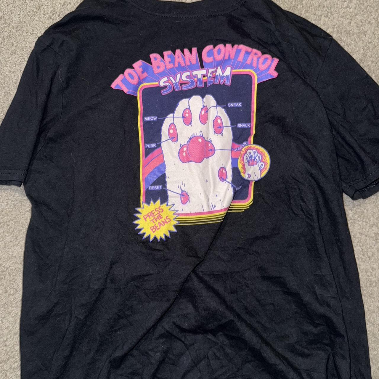 Toe Bean Control Kitty cat black and pink Hot Topic... | Depop