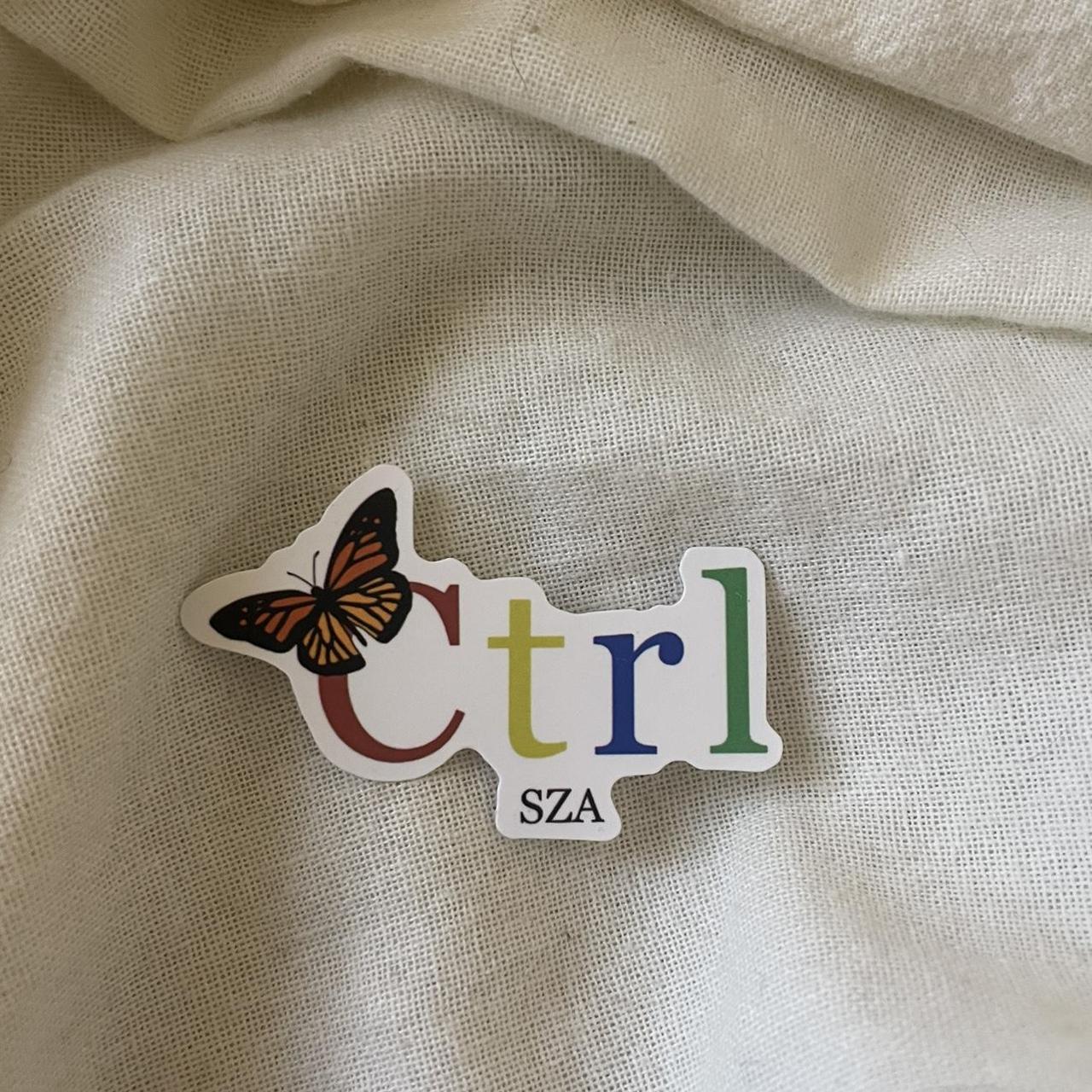 ctrl sza butterfly multicolor sticker #sza... - Depop