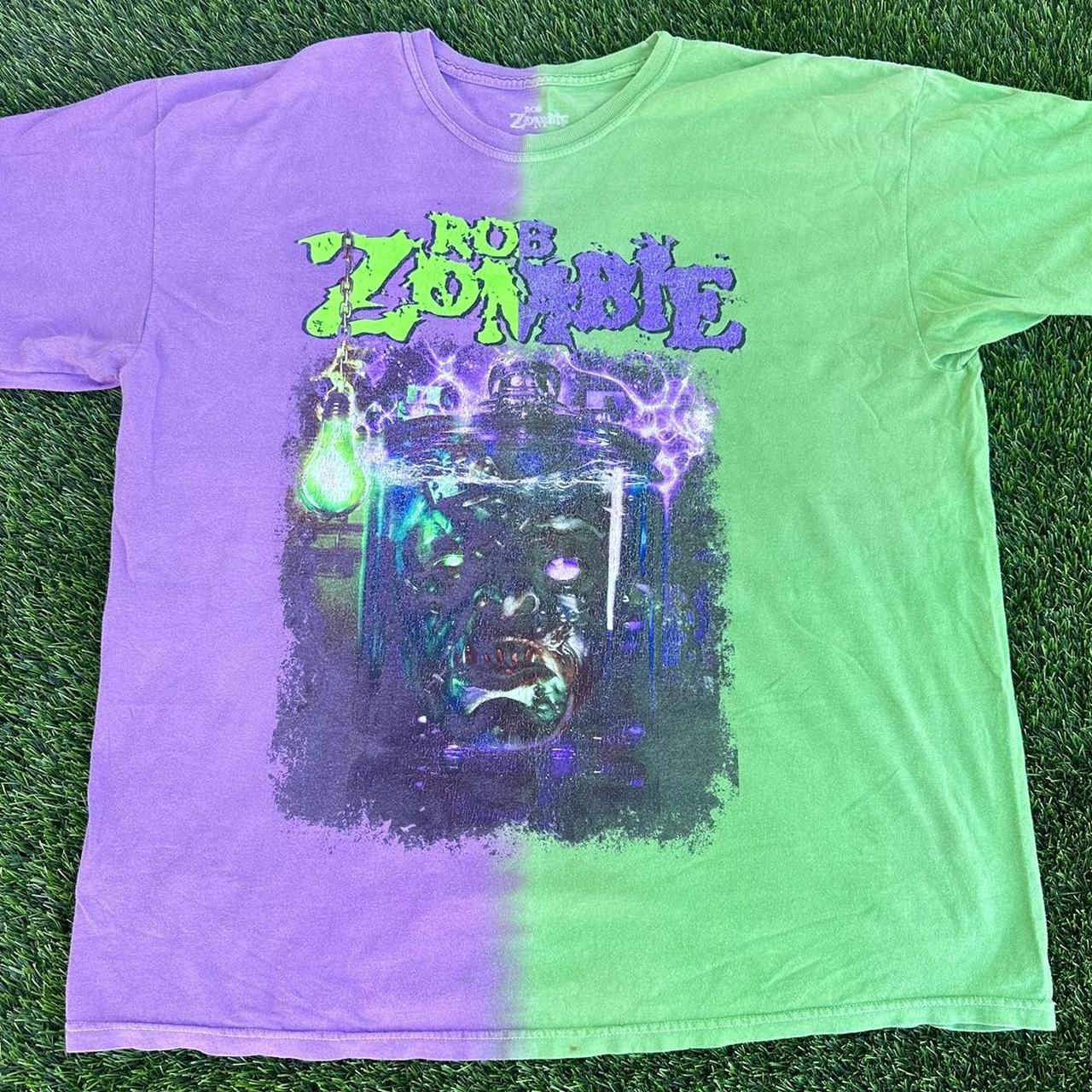 Rob Zombie Tee 💚💜 Size: XXL 💜💚 Brand: Rob Zombie... - Depop