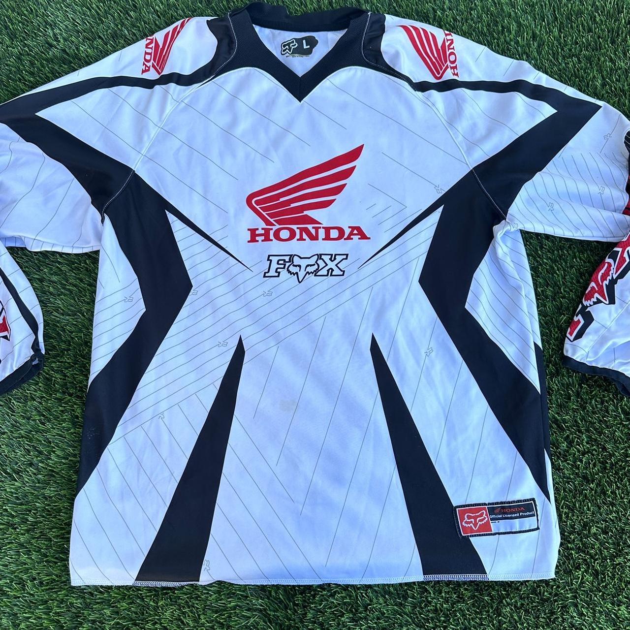 Honda Fox Racing Gear Jersey 🏍️ Size: Large 🏍️... - Depop