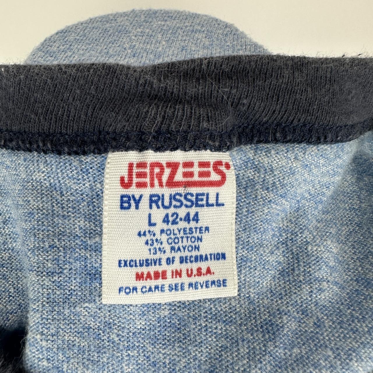 Super soft vintage Jerzees Michigan Jaguar ringer... - Depop