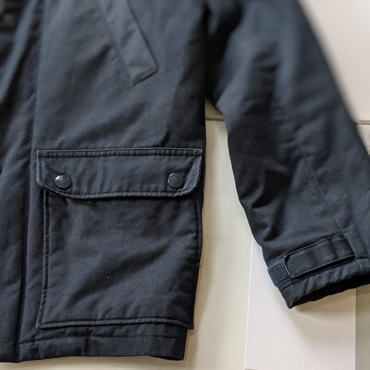 A.P.C. Men's Blue and Navy Jacket | Depop