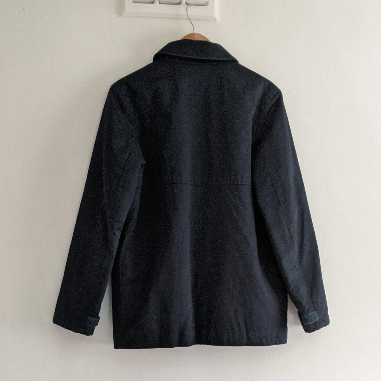 A.P.C. Men's Blue and Navy Jacket | Depop