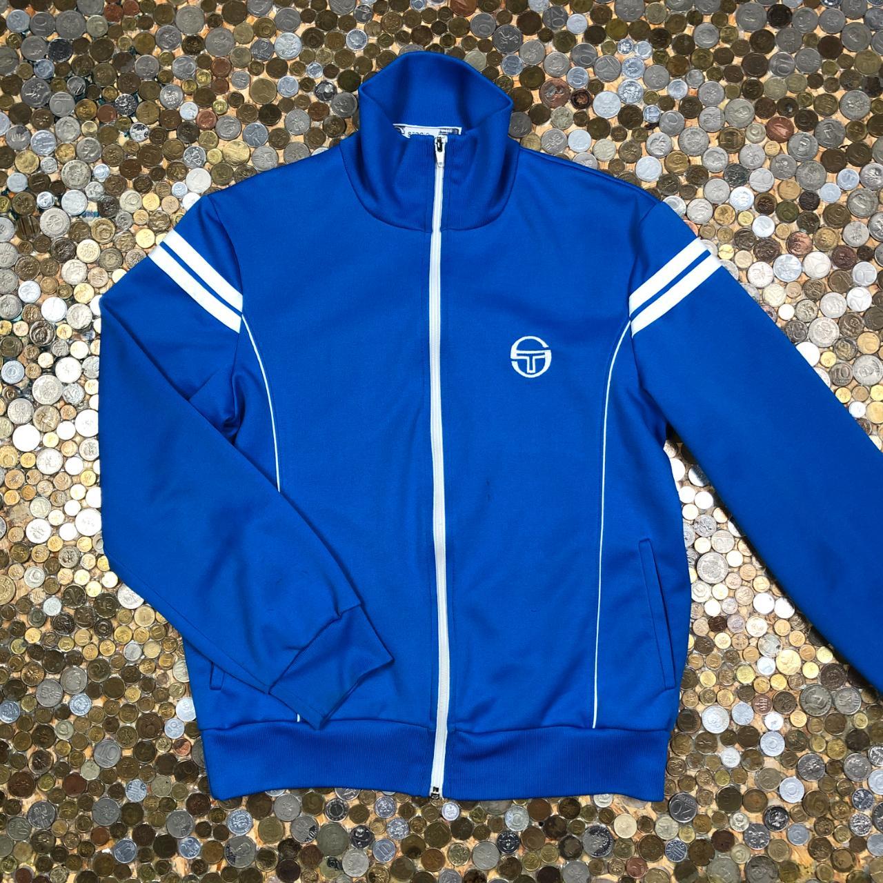 Sergio tacchini vintage zip tracksuit Size... - Depop