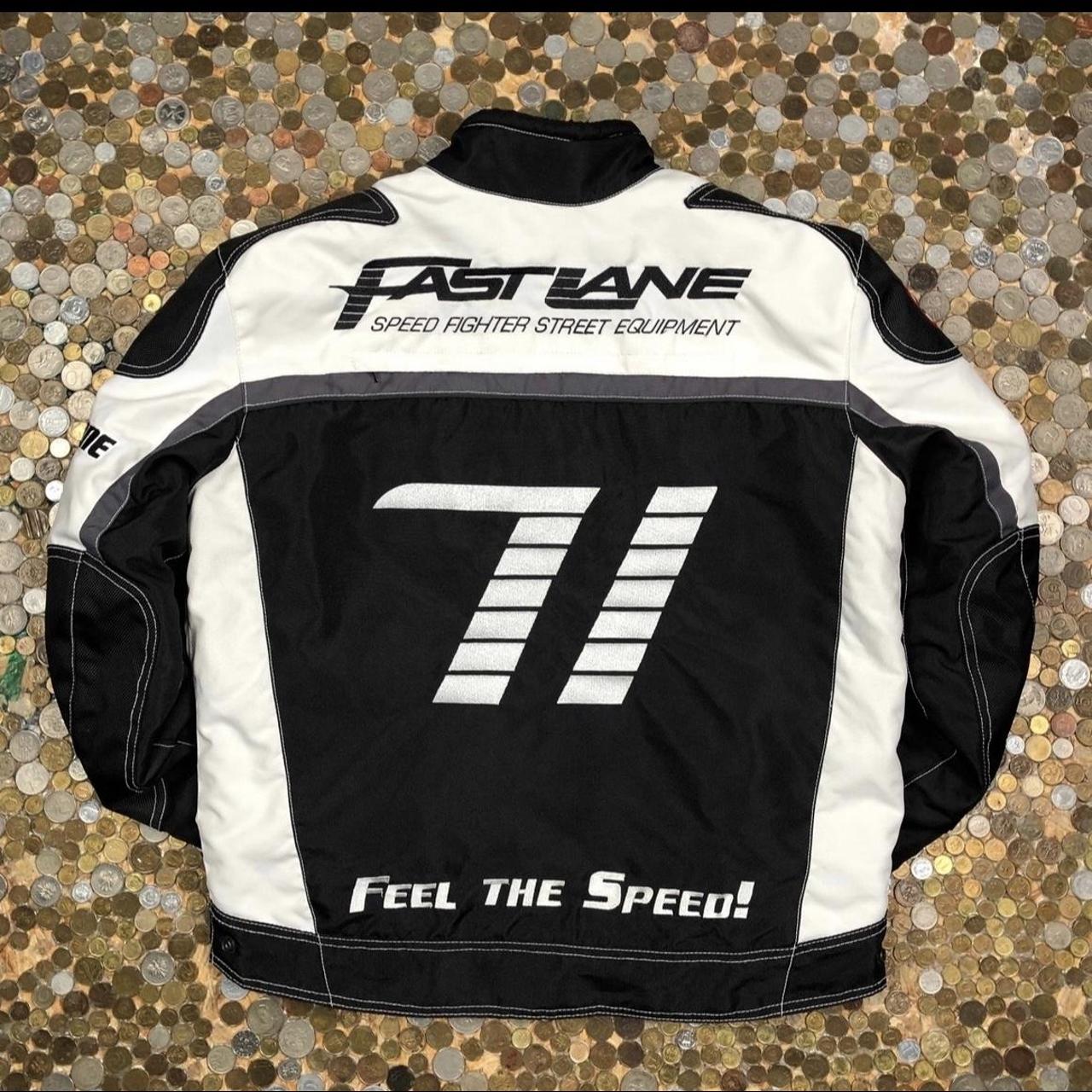 Fast Lane Race Speed Jacket 90’s Size 3 xl from... - Depop