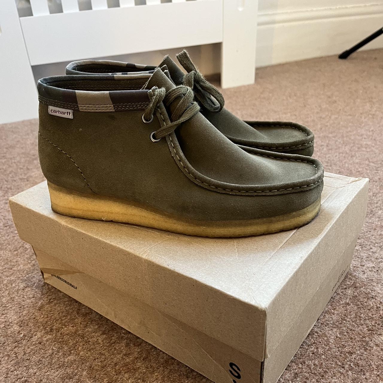 #clarks #carhartt collab in sick camo colourway.... - Depop