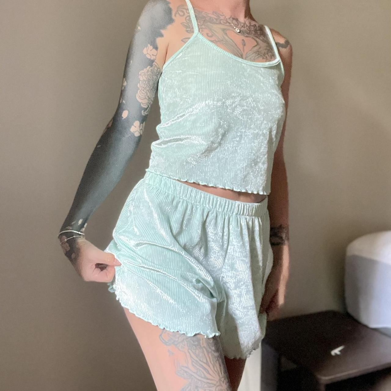 Colsie pajama set Has velvet feel. #pajamaset... - Depop