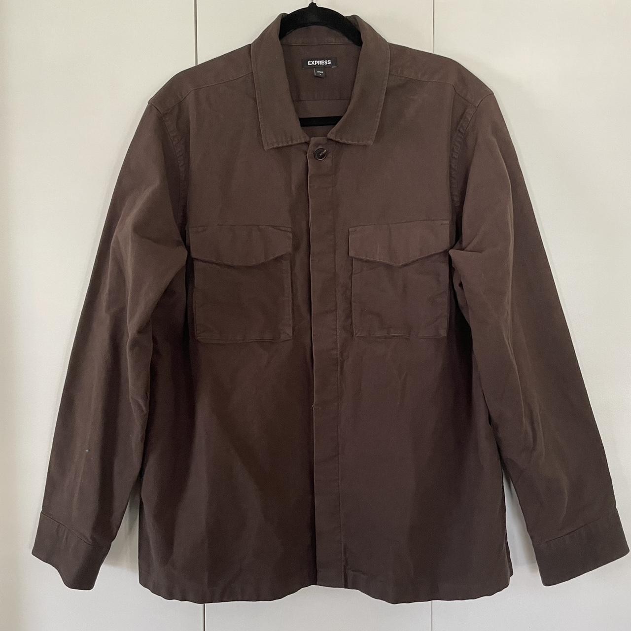 Express Men's Brown Shirt | Depop