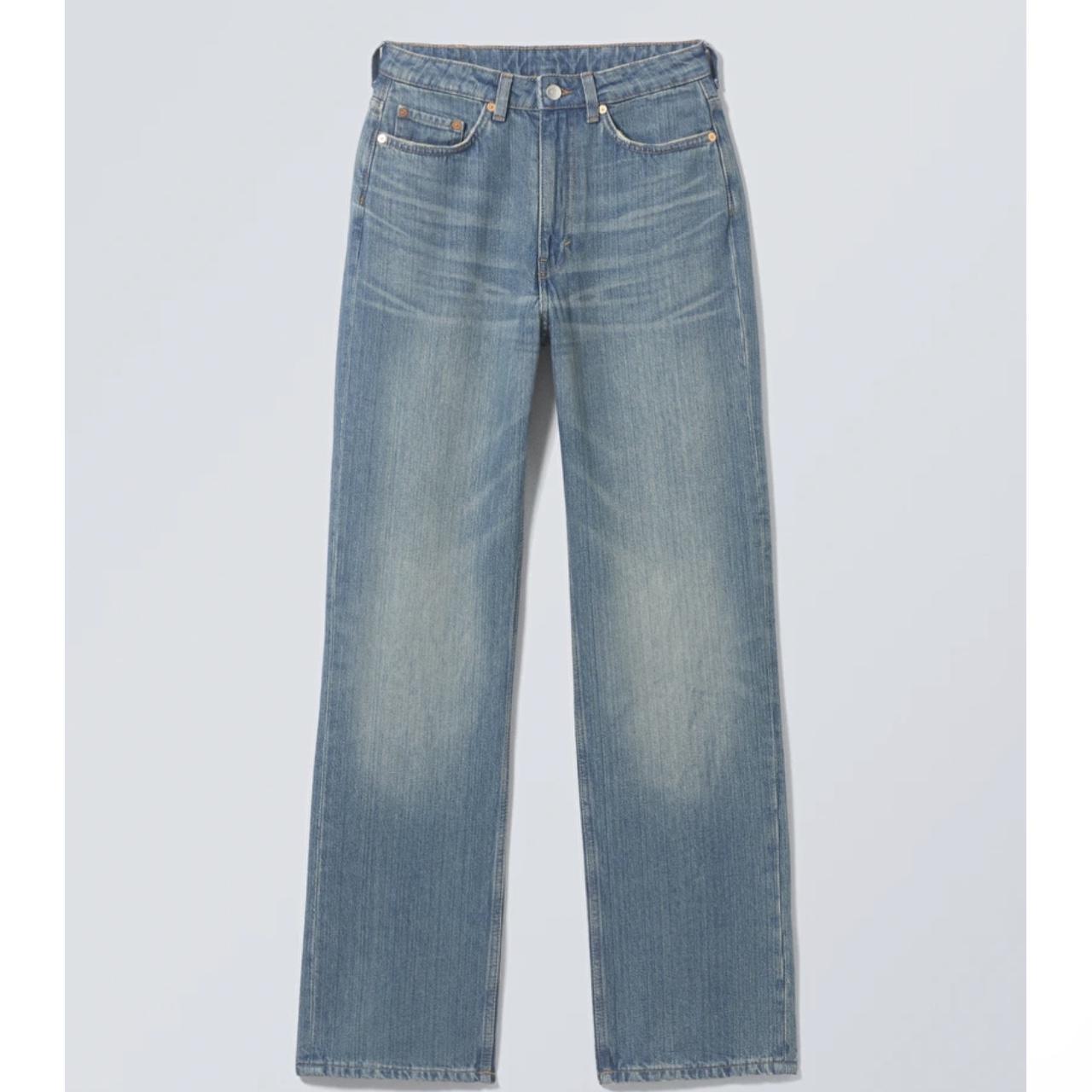 Weekday rowe treasure blue jeans Waist 28, length... - Depop