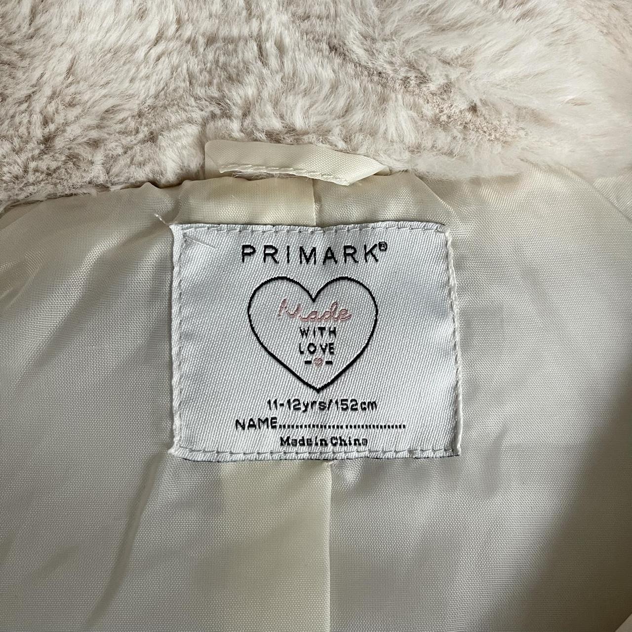Primark Cream Fur Hooded Jacket Brand New without... - Depop