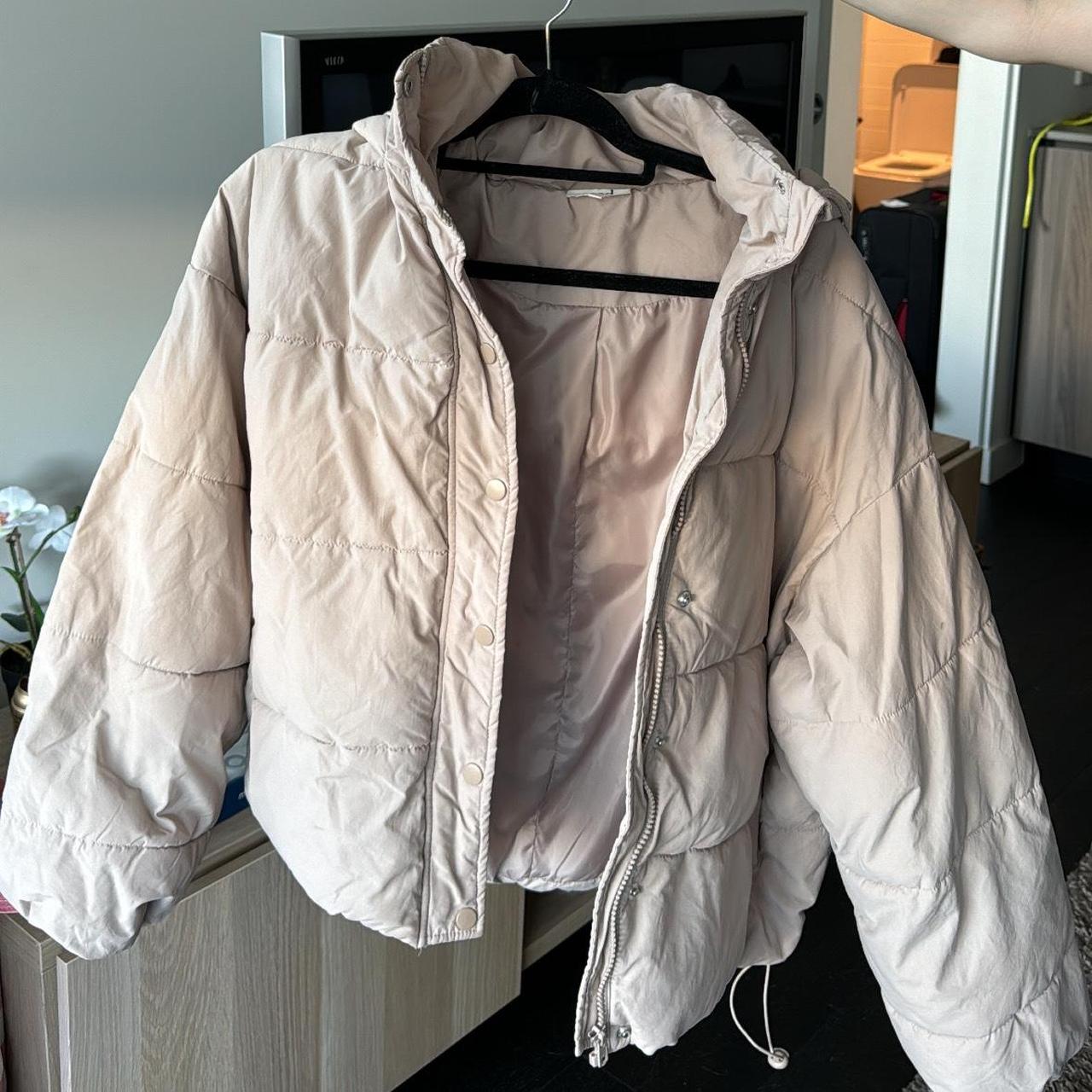 SEED oversized puffer jacket, worn once - Depop