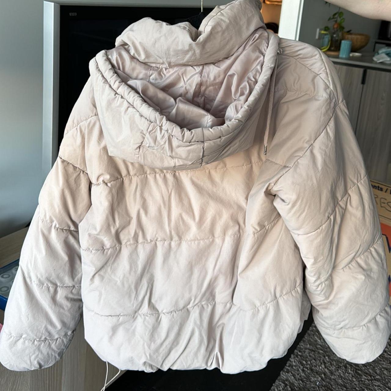 SEED oversized puffer jacket, worn once - Depop