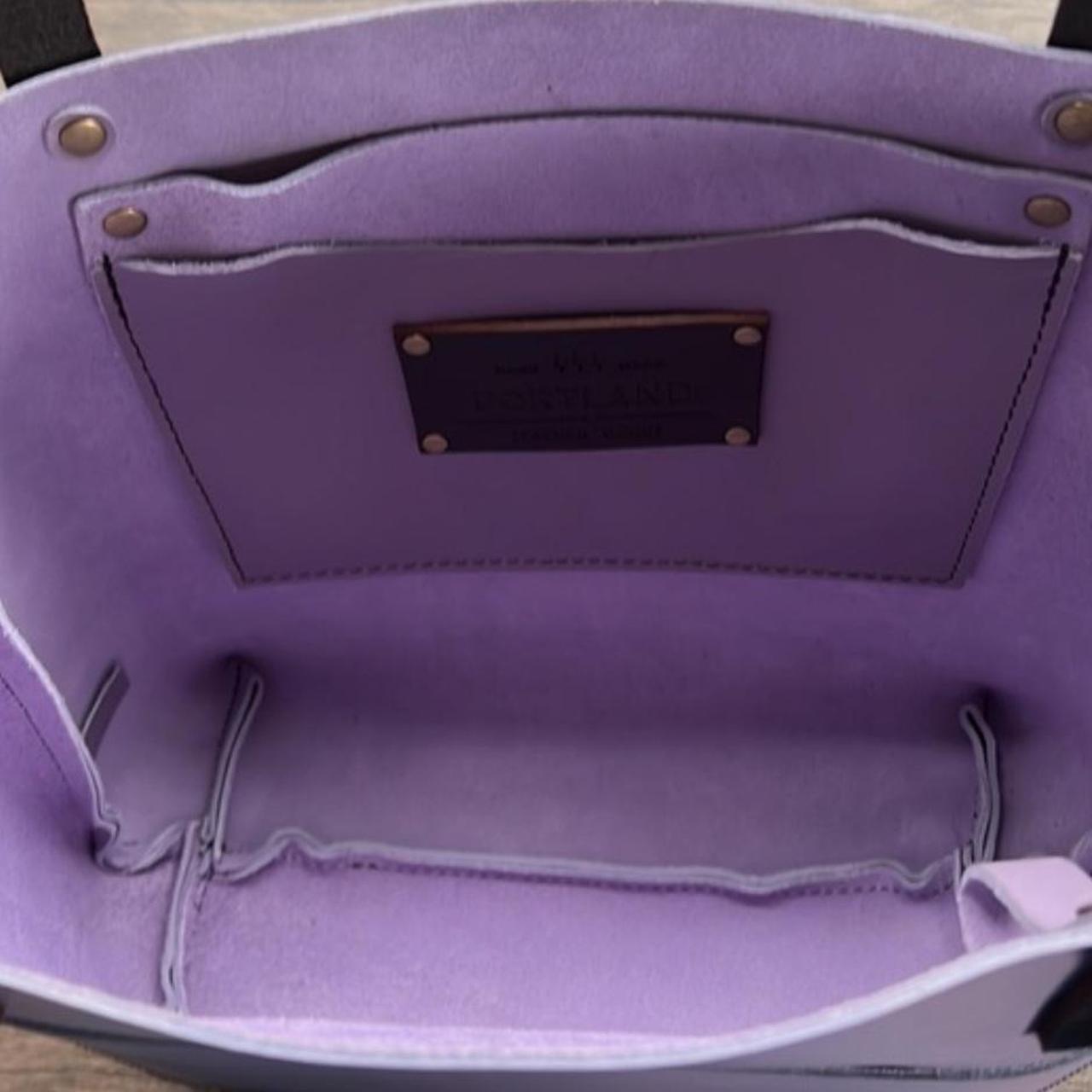 Portland Leather Goods- Medium Lavender Zipper Tote!... - Depop