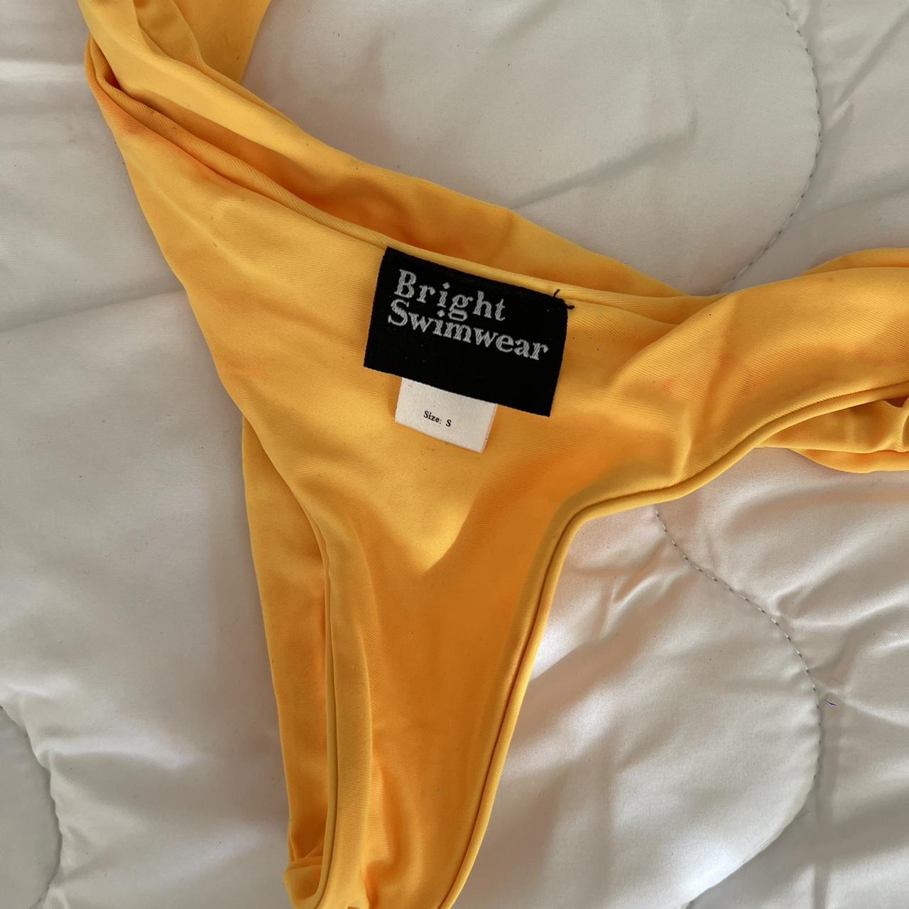 Such flattering bright swim yellow bikini 🌼Never... - Depop