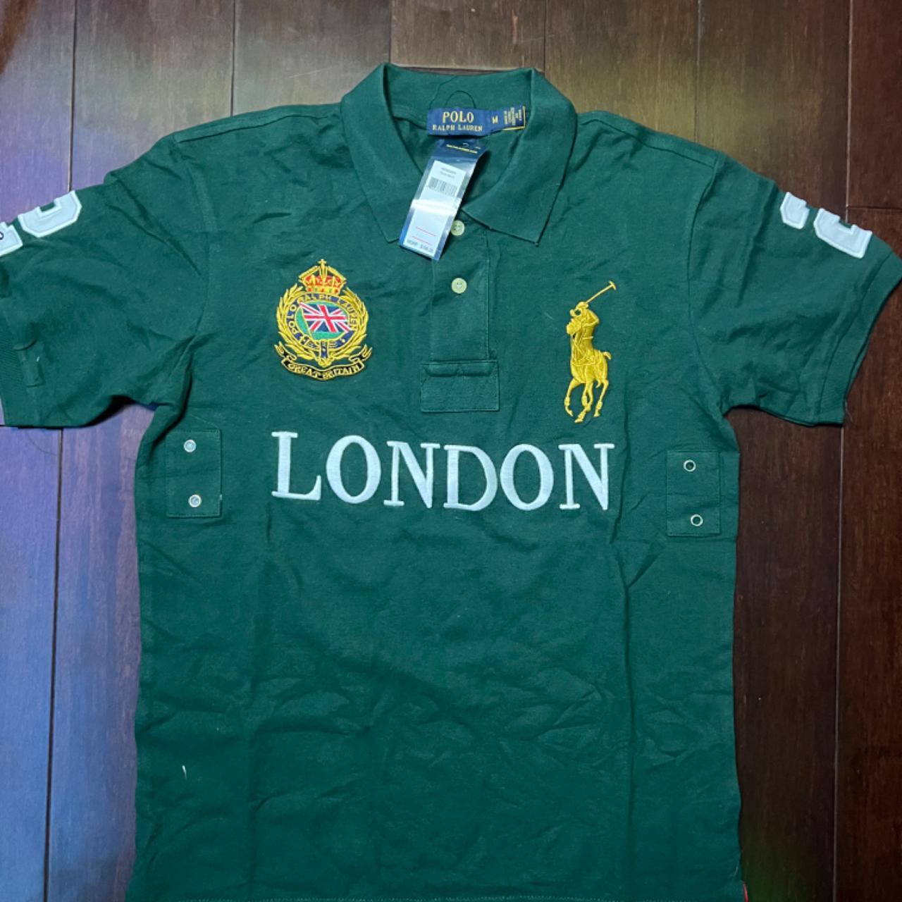 Ralph Lauren Polo London Shirt, Size medium, brand... - Depop