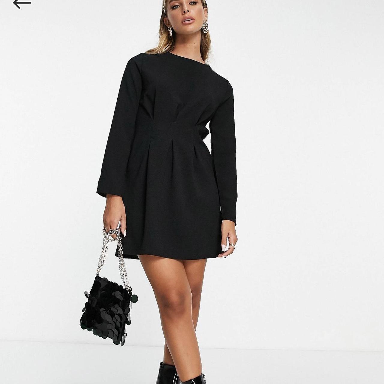 Black asos dress Brand new never worn Missed return... - Depop