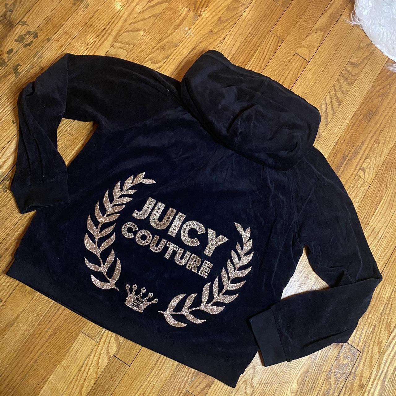 Juicy couture velour zip up hoodie #juicy... - Depop